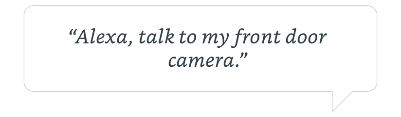 Alexa for Cameras