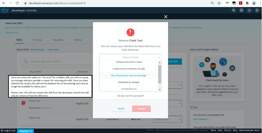 Delete, Remove, or Hide Your Alexa Skills