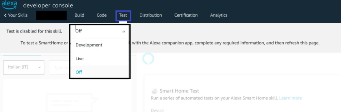 How to test your Alexa Skills on Developer Console