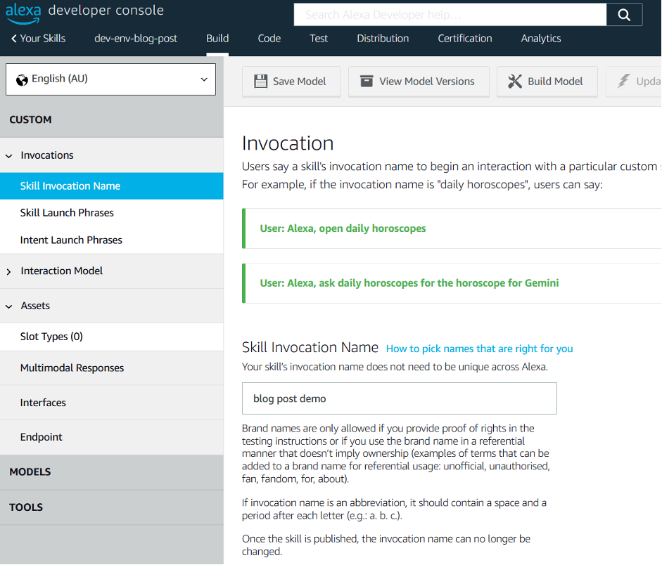 Getting started with Alexa: Setting up a development environment for ...