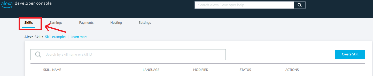 How to find your live Alexa skill