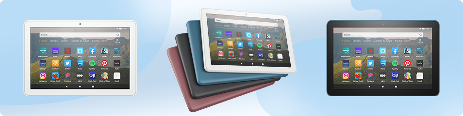 New Fire HD 8 tablets