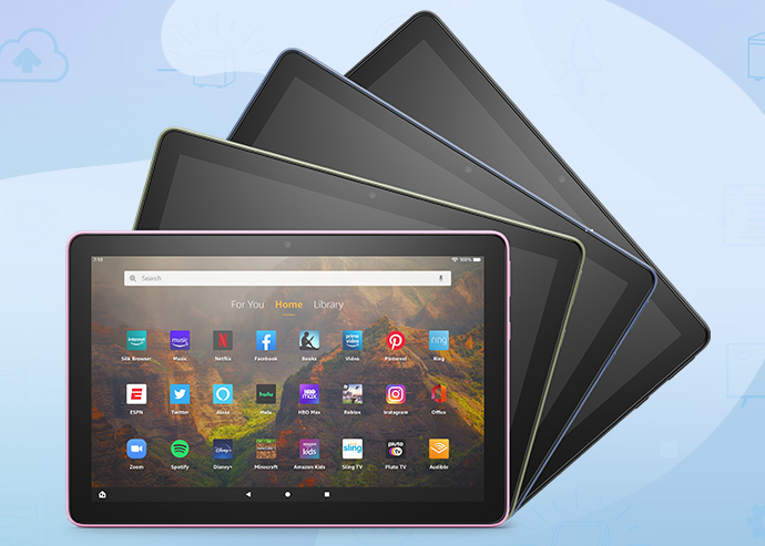 New Fire HD 10 tablets