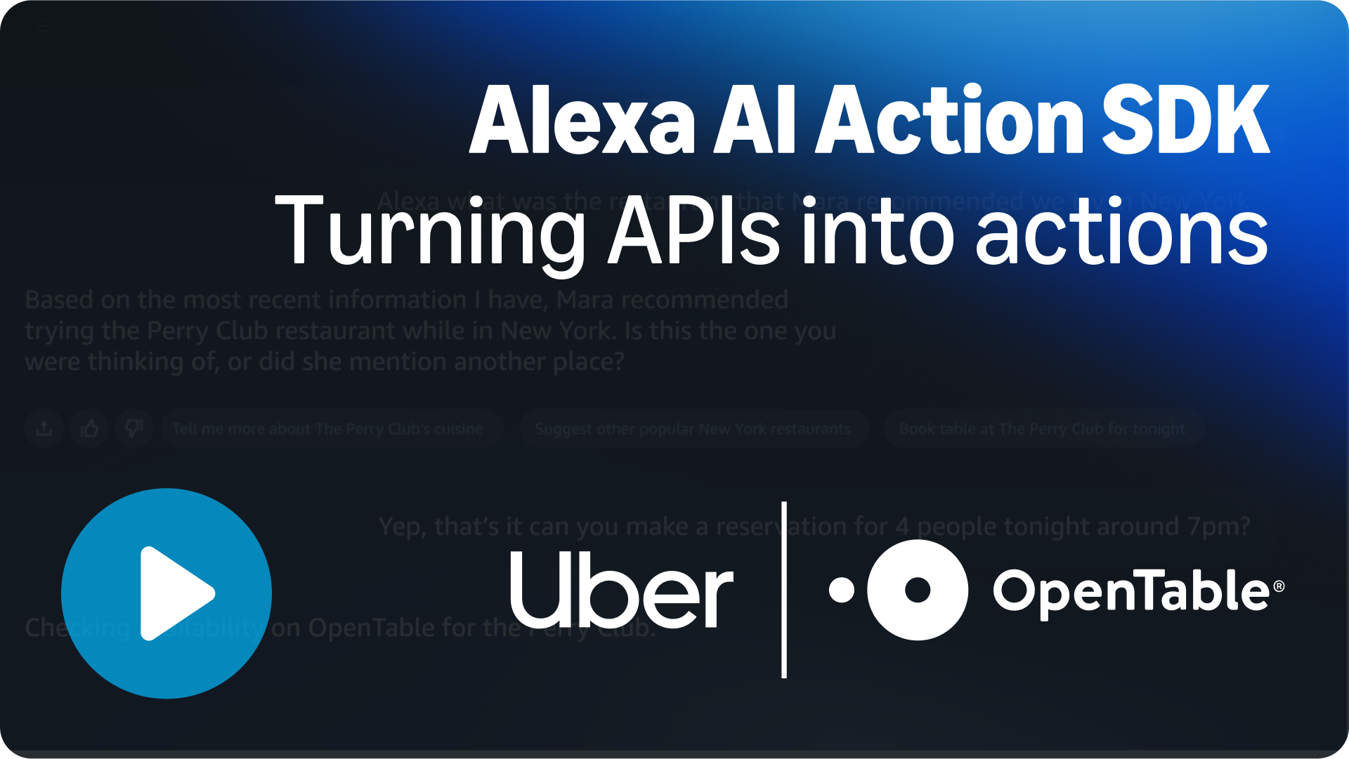 AI-native SDKs for Alexa+